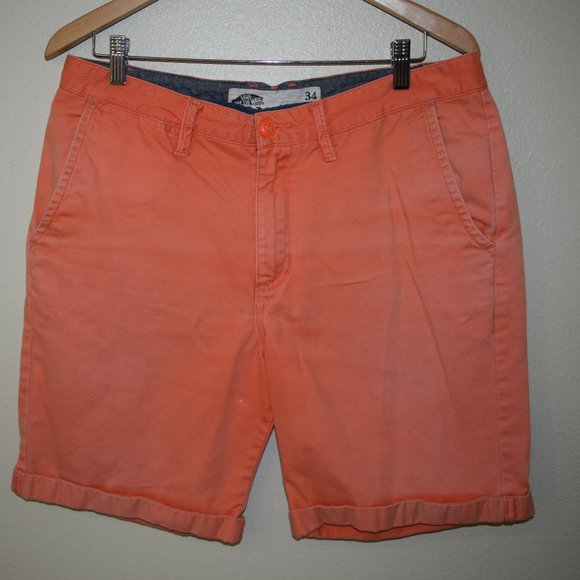 Vans | Shorts | Mens 34 Vans Off The Wall Cotton Mid Rise Casual Cuffed ...